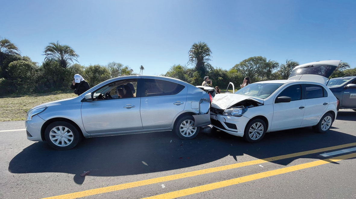 Colisión en cadena en ruta 3 – Diario El Telégrafo