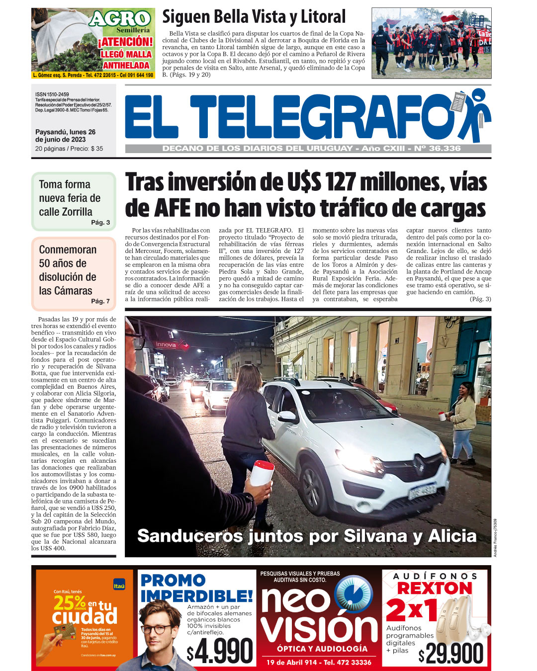 Edición – 26/06/2023 – Diario El Telégrafo