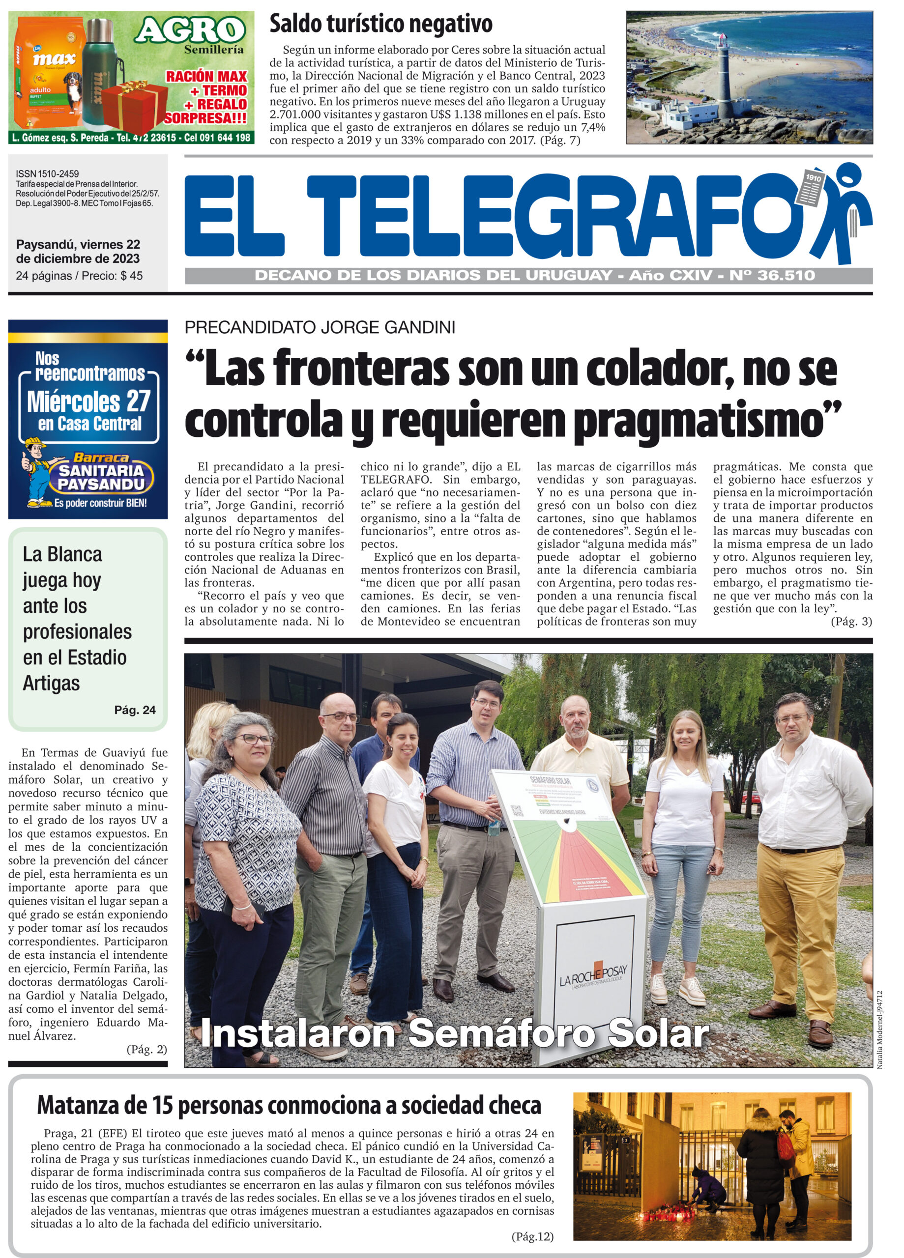 Edición – 22/12/2023 – Diario El Telégrafo